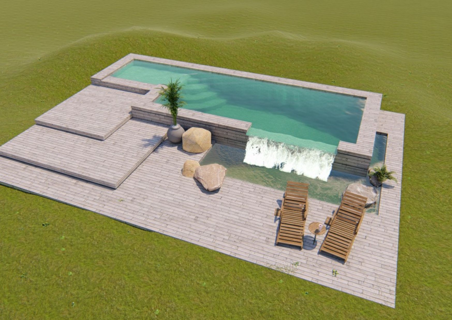 Renders Piscinas - Render Piscina - Renders de Piscinas